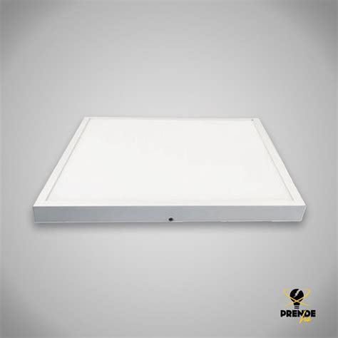 Panel LED Cuadrado De Superficie Con Marco 6500K 42W Prendeluz
