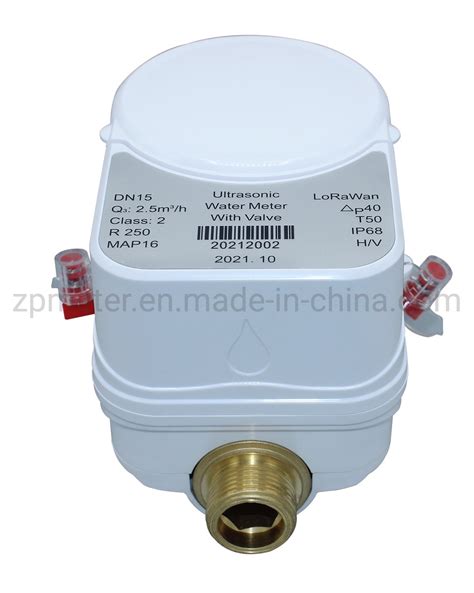 Tuya Zigbee Smart Ultrasonic Water Flow Meter With Wireless Phone APP