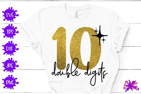 It S My 10th Birthday Svg Ten Years Old Birthday Girl Svg My 10
