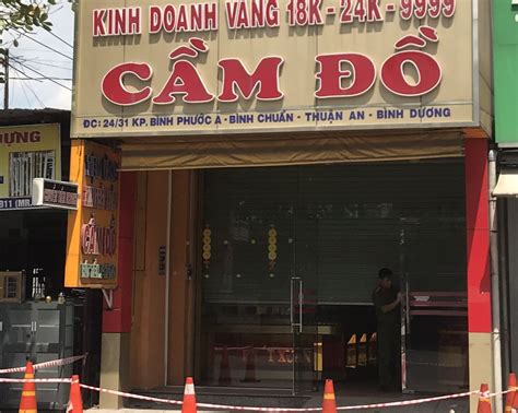 Bình Dương Nghi phạm cướp tiệm vàng bị bắt khi chạy khỏi hiện trường