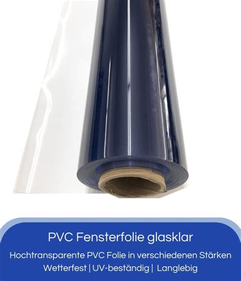 PVC Folie UV beständig und Wetterfest Meterware Weissbach