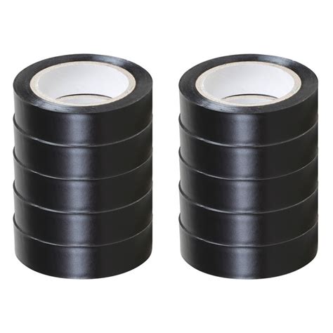 Lot De 10 Rubans Isolants Noirs L10 M L15 Mm 72002 Eur Ohm