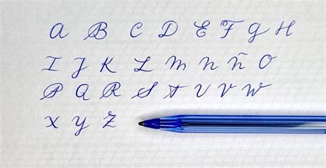 Cómo Escribir Letra Elegante Con Bolígrafo La Caligrafía