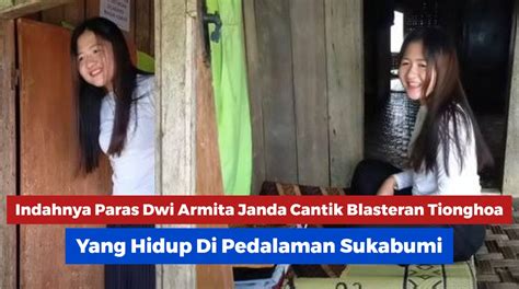 Indahnya Paras Dwi Armita Janda Cantik Balsteran Tionghoa Yang Hidup Di