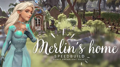 Designing Merlins House Disney Dreamlight Valley Speedbuild YouTube