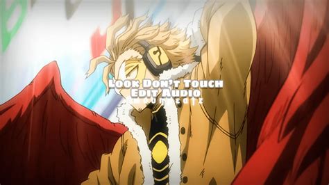 Look Don T Touch Odetari Edit Audio YouTube