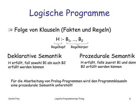 PPT Logische Programmierung Prolog PowerPoint Presentation Free
