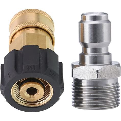 Daily Adaptateur Nettoyeur Haute Pression Kit Connexion Rapide 95 Mm