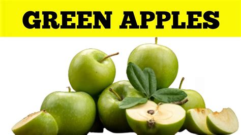 Health Benefits Of Green Apples Youtube