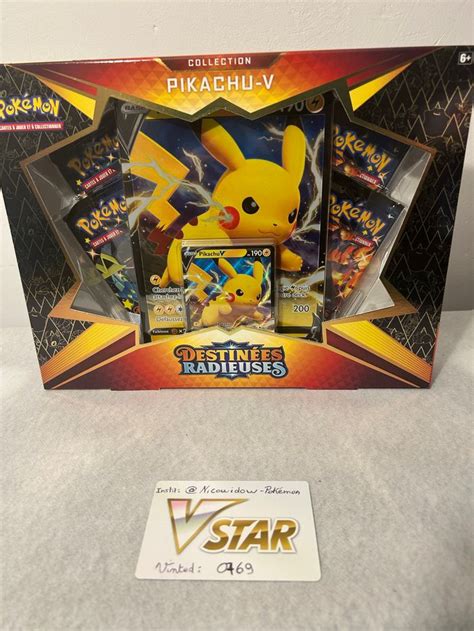 Coffret Pokemon destinées radieuses Pikachu Vmax Pokemon Beebs