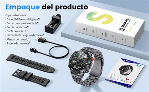 LIGE Smartwatch Hombres 1 43 Pantalla AMOLEDLlamada Bluetooth