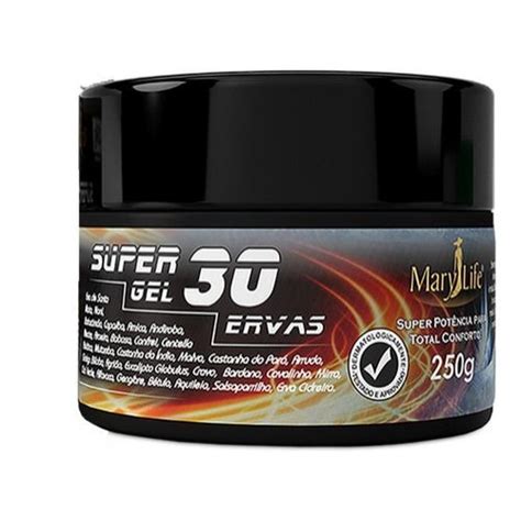 Pomada Super Gel 30 Ervas 250g Mary Life Submarino