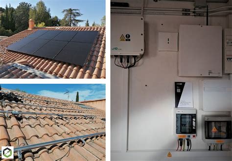 Installation de 8 panneaux photovoltaïques en surimposition pour