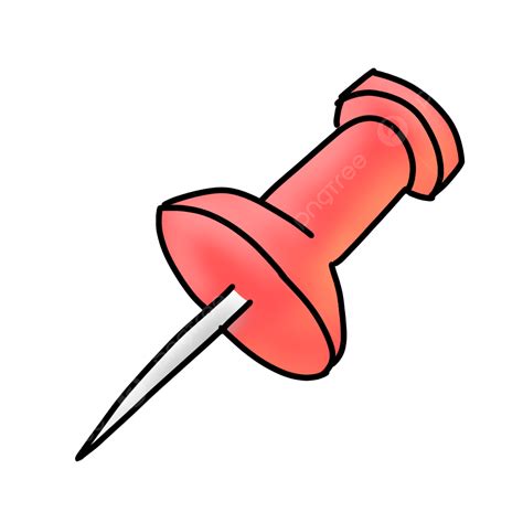 Illustration Pins Pin Paper Paper Pin PNG Transparent Clipart Image