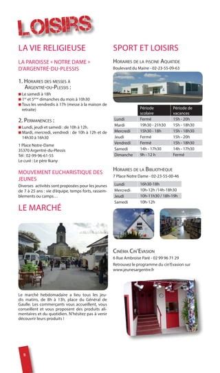 Guide de la ville d Argentré du Plessis PDF