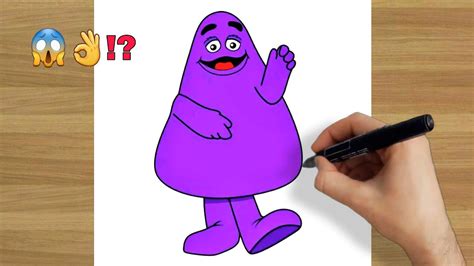 How To Draw Grimace Easy Easy Way To Draw YouTube