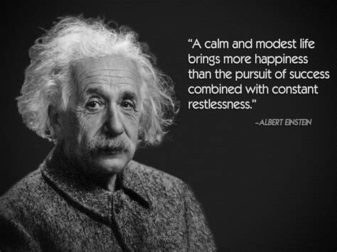 Theory Of Happiness Einstein Quotes Einstein Albert Einstein