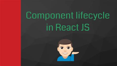 react js component life cycle youtube
