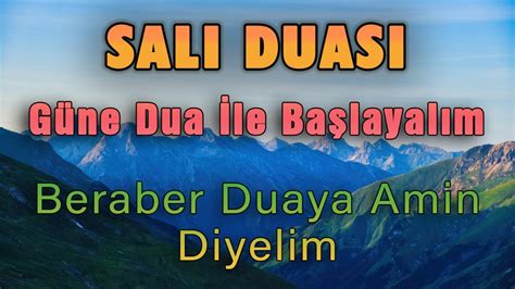 SALI DUASI DİNLE Dualar Hazinesi YouTube