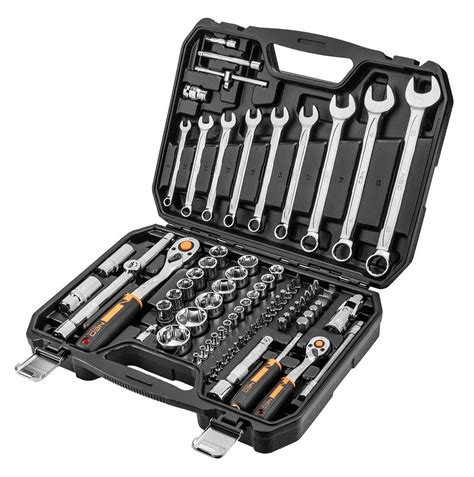 Klucze Nasadowe NEO TOOLS 10 058 1 2 1 4 Zestaw 82 Szt ECO