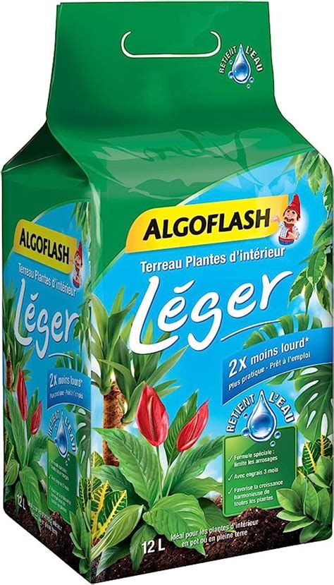 Algoflash Terreau L Ger Plantes Vertes Deux Fois Moins Lourd Pour