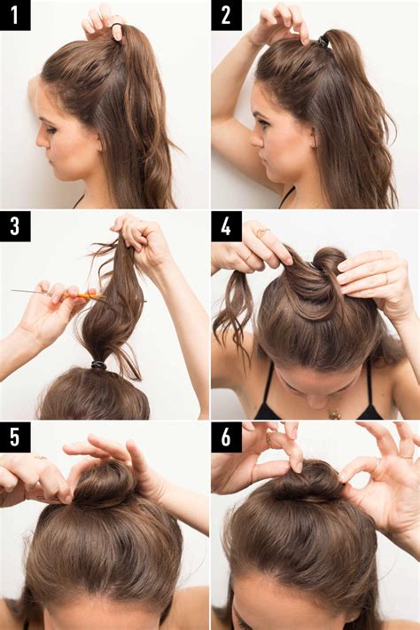 Six Easy Steps To Mastering The Half Bun Half Up Bun Half Up Hair