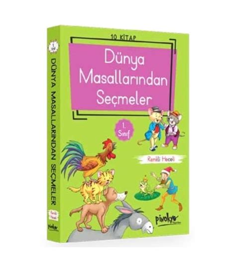 1 Sınıf Dünya Masallarından Seçmeler 10 Kitap Takım Heceli