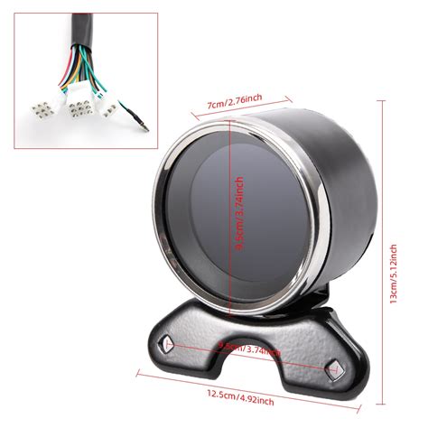 V Universele Motorfiets Toerenteller Meter Led B Grandado