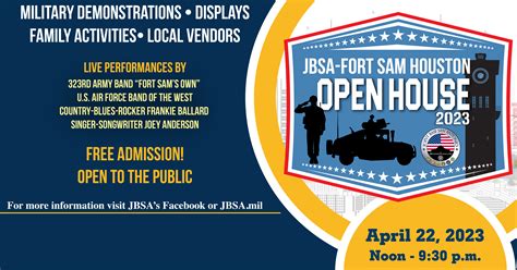 JBSA Fort Sam Houston Open House Takes Place April 22 Joint Base San