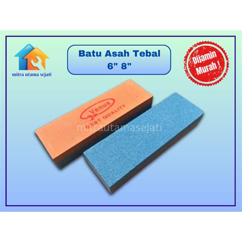 Jual Batu Asah 6 8 Inch Batu Gosok Tebal Pengasah Asahan Pisau Gunting