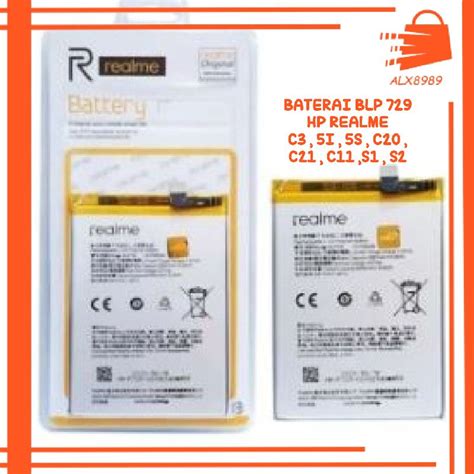 Jual BATRE BATTERAY BATERAI HP OPPO REALME C20 C21 C3 C11 5 5i BLP 729