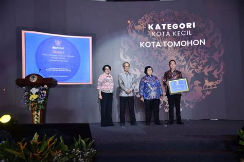 Kota Tomohon Kembali Raih Sertifikat Adipura Kanal Metro