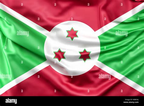 Flag Of Burundi Stock Photo Alamy