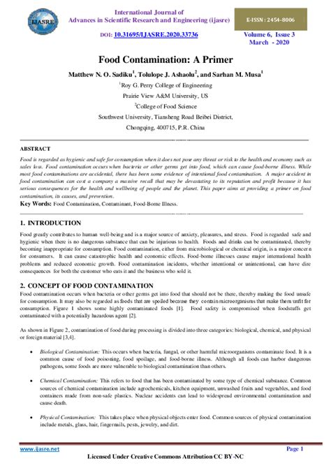 pdf licensed under creative commons attribution cc by nc food contamination a primer rama