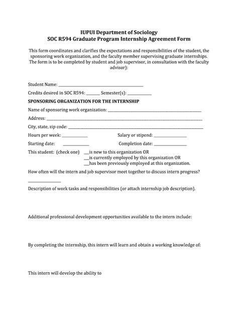 Fillable Online Liberalarts Iupui IUPUI Department Of Sociology SOC