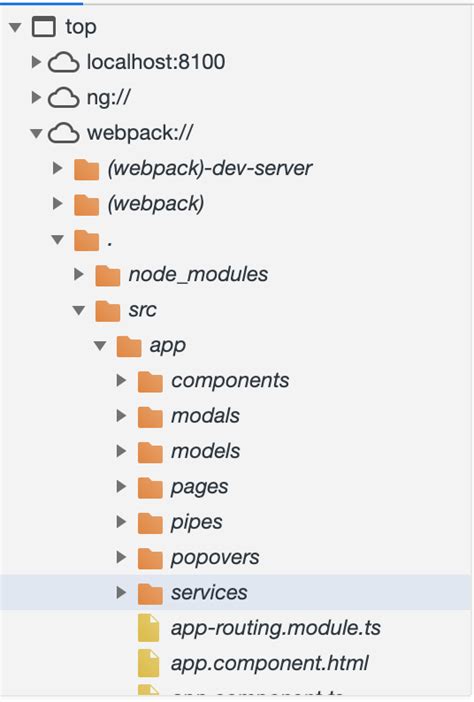 ionic4 how to debug when my ionic 4 app stop working stack overflow