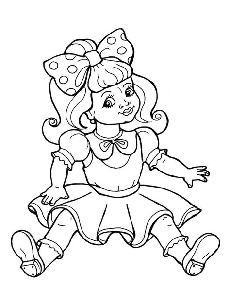 Desenhos De Boneca Para Colorir Pintar E Imprimir Colorironline