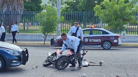 Lesionado Termina Motociclista Tras Sufrir Un Accidente