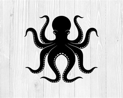 Octopus SVG Squid SVG Tentacles Files For Cricut Sea Moster SVG