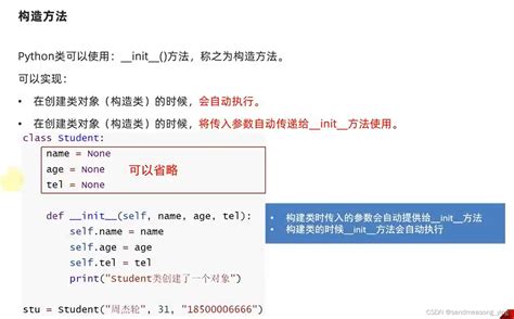 python之对象、类、构造方法、魔术方法、封装、继承、复写父类成员和调用父类成员、类型注解、多态 csdn博客