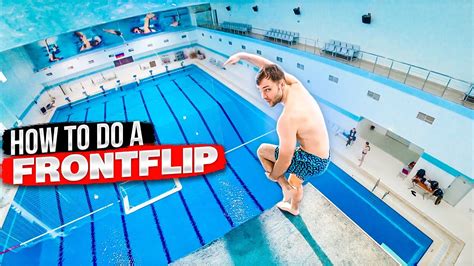 How To Do A Front Flip In Water From ANY Height Diving Tutorial YouTube