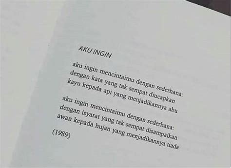 7 Puisi Paling Melegenda Karya Sapardi Djoko Damono