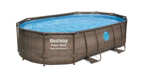 Bestway Power Steel Swim Vista Series Oval Pool Set 56714 ATL