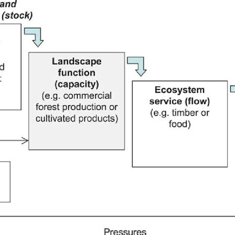 Conceptual Framework For Analyzing Landscape Functions Redrawn And