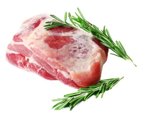 Premium Photo Raw Meat Isolated On White