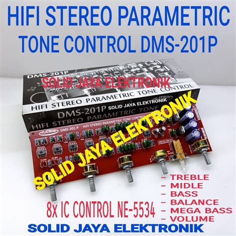 Jual TONE CONTROL STEREO PARAMETRIC PLUS MEGA BASS DMS 201P DMS 201P