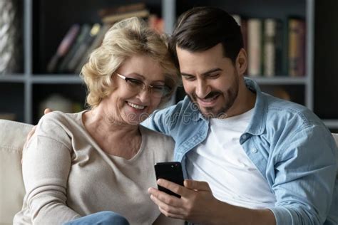 Mature Mom Son Fun Stock Photos Free Royalty Free Stock