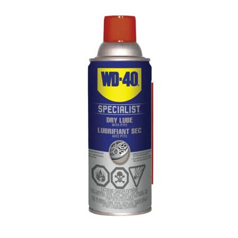 WD 40 Specialist Dirt Dust Resistant Dry Lube PTFE Spray