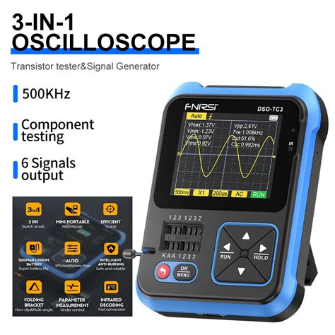 Fnirsi Dso Tc Handheld Digital Oscilloscope Transistor Tester In