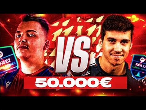 J AFFRONTE LE CHAMPION D EUROPE FIFA 22 DANS UN TOURNOI A 50 000